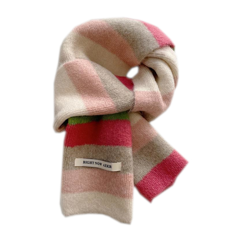 Kindersjaal - Sjaal Kind - Regenboog - Meisjessjaal - Roze - Lazy Cat ...